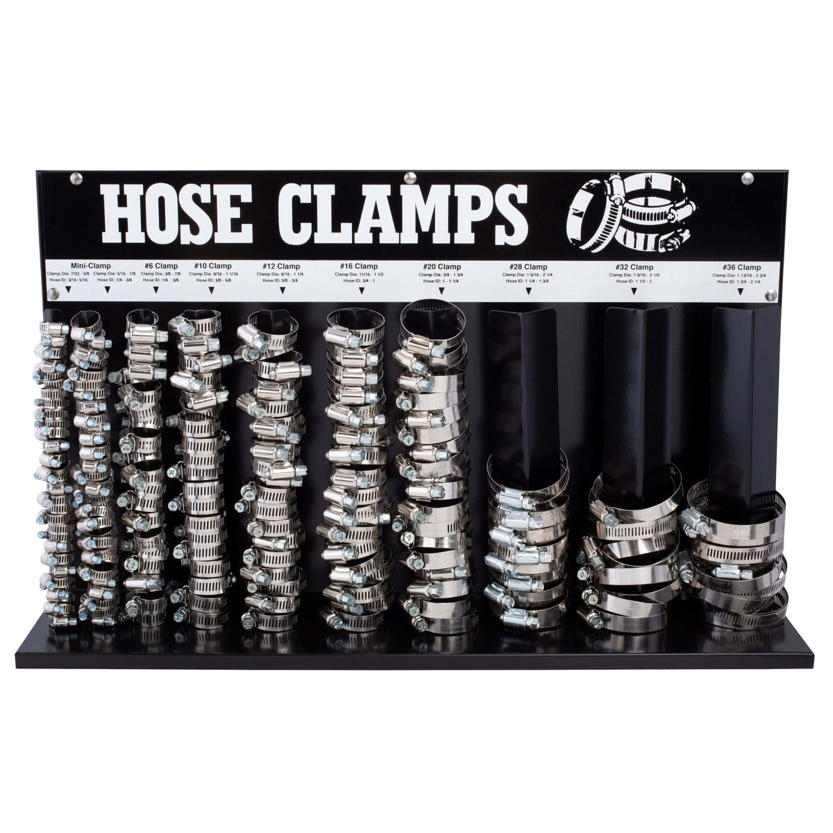 Hose Clamp Rack + Assortment - 221pc — MT-RSR