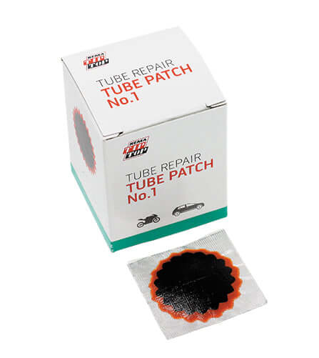 Rema 1 Tube Patch, 1-1/2" Round, Red Edge (30 bx)