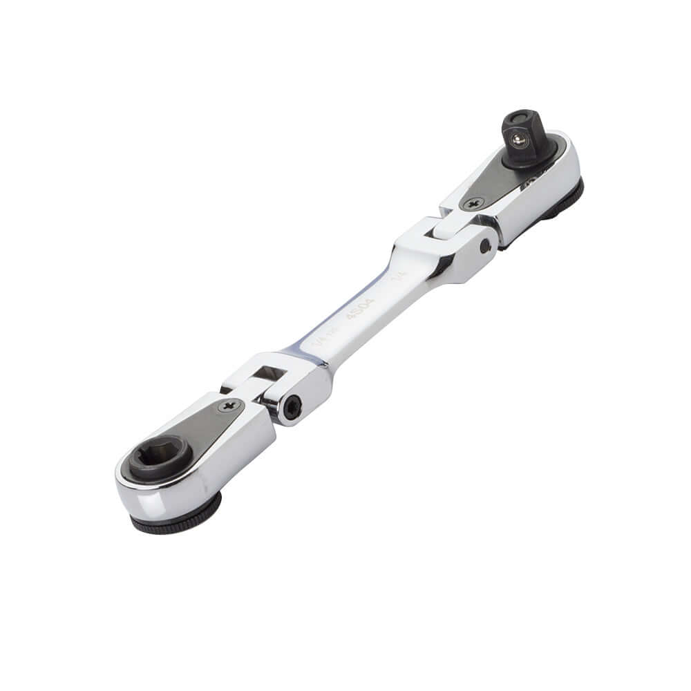 1/4" Stick Combination Drive Ratchet - Stubby, Dual Flex Head| MT-RSR