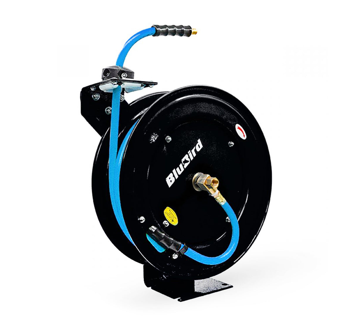Blu-Bird Air Hose Reel - 1/2" x 50' 1/2" MPT w/ 3/8" Reducer - 300 PSI ...