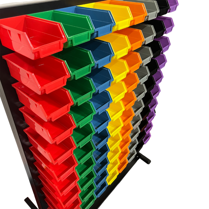 MT-RSR Wheel Weight Rack w/ 80 Multicolor Bins | Low Prices
