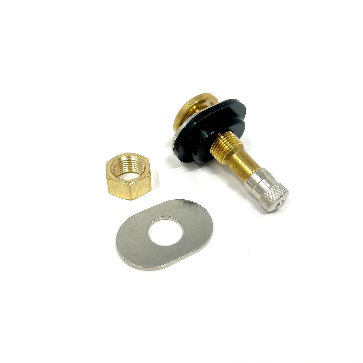 Specialty Oval Hole Tire Rim Valve - Metal Clamp-In TR501OV | MT-RSR