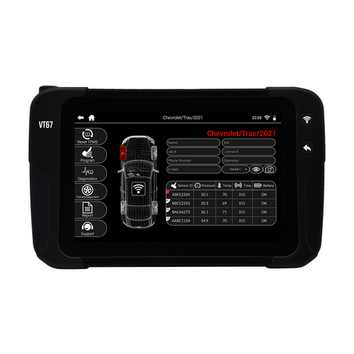 ATEQ VT67 TPMS Tool + 120 "One-Direct" TPMS Sensor Kit