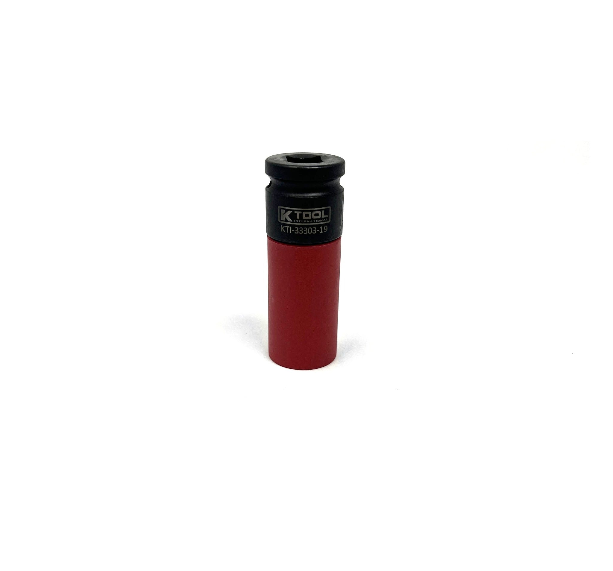 1/2in Dr. 19MM Spline Impact Socket with Sleeve